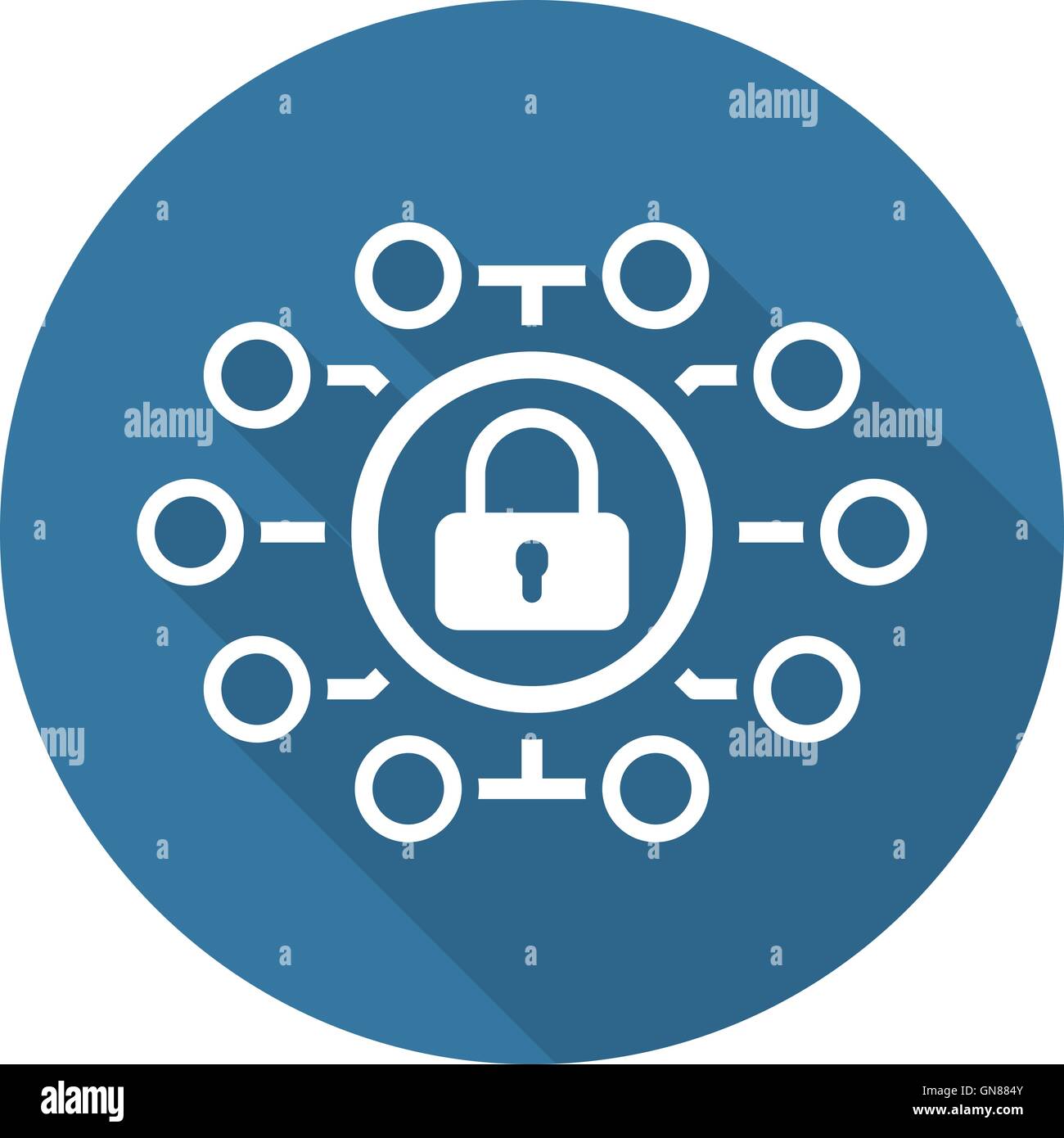 Security Point Icon. Flat Design Stock Vector Image & Art - Alamy