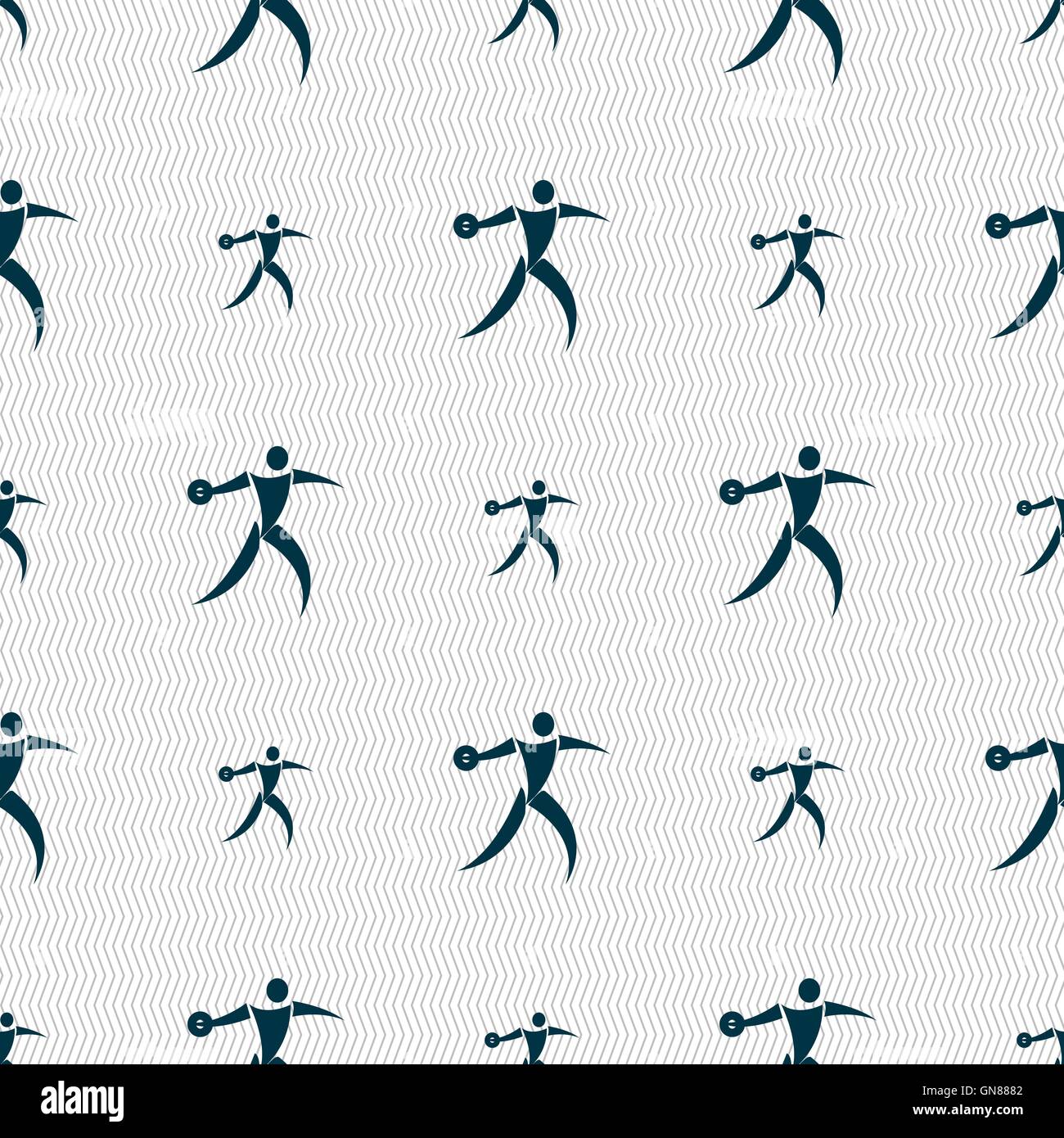 Discus thrower silhouette hi-res stock photography and images - Alamy