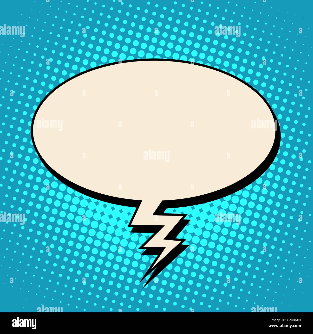 cloud comic bubble retro background for text Stock Vector Image & Art ...