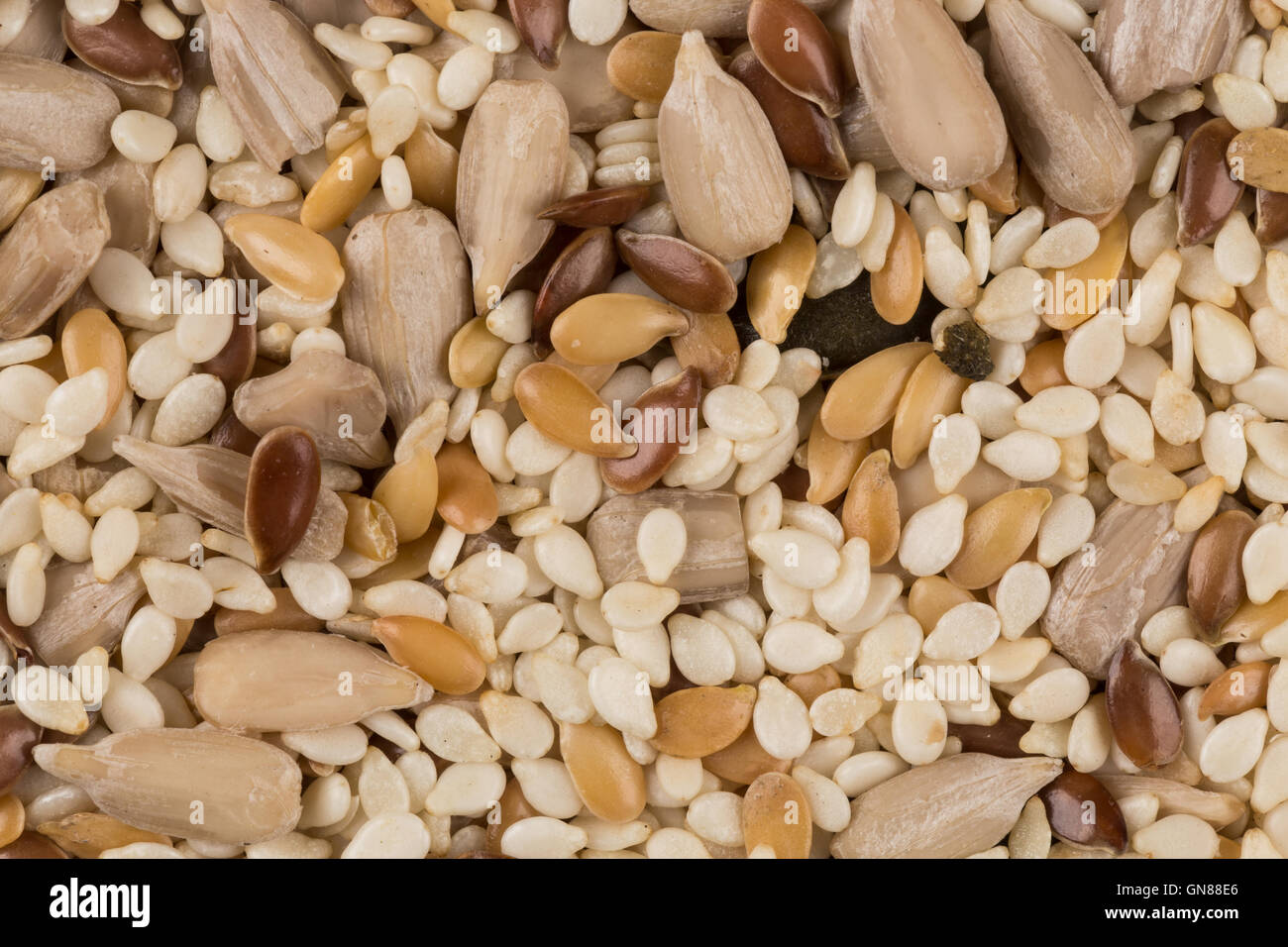 Healthy seeds mix close up shot for background Stock Photo - Alamy