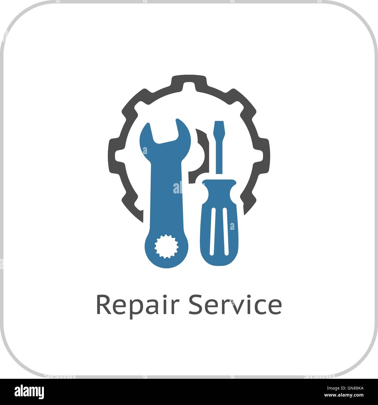 Repair Service Icon. Flat Design Stock Vector Image & Art - Alamy