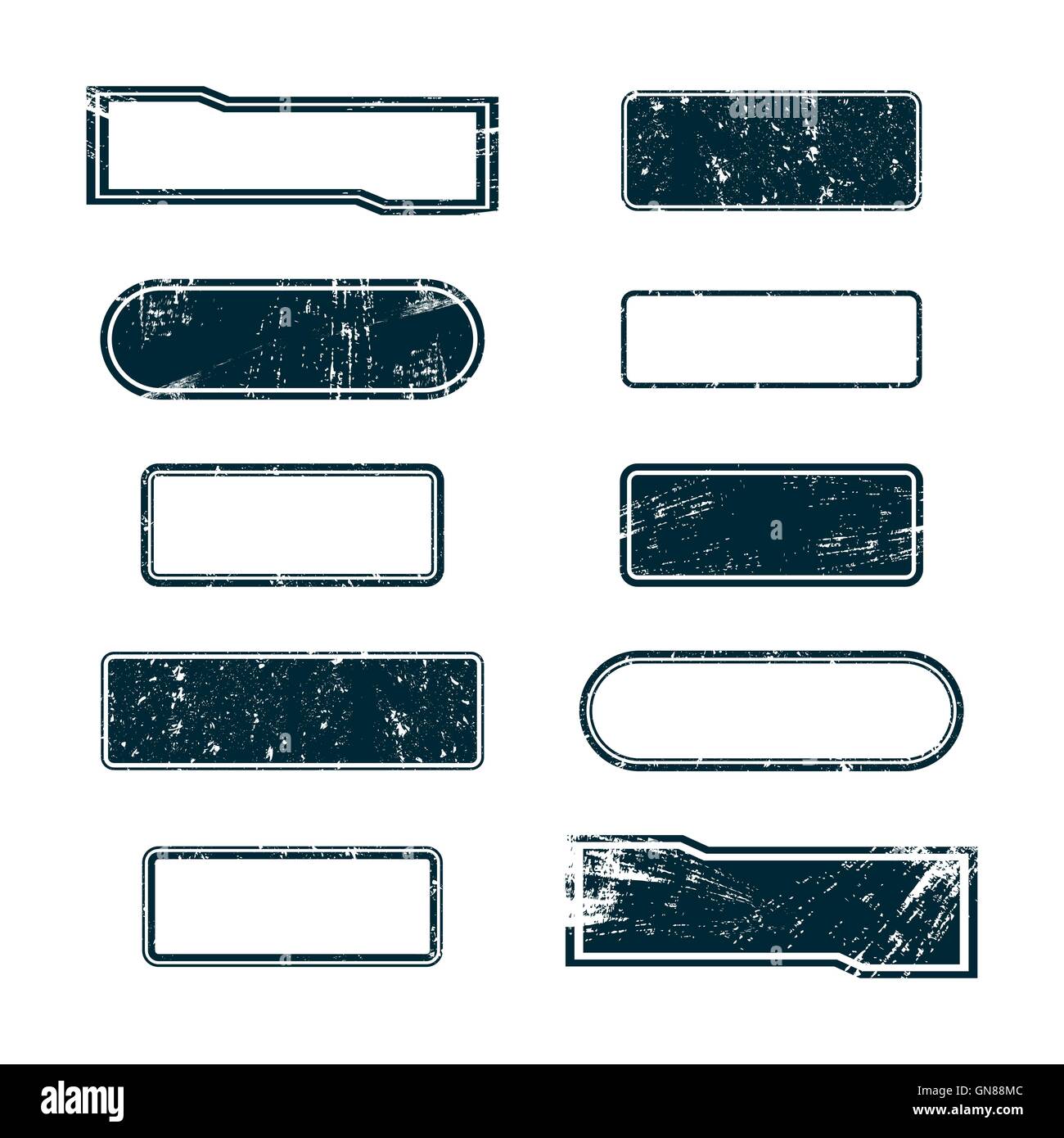 Vintage frame set vector Cut Out Stock Images & Pictures - Alamy