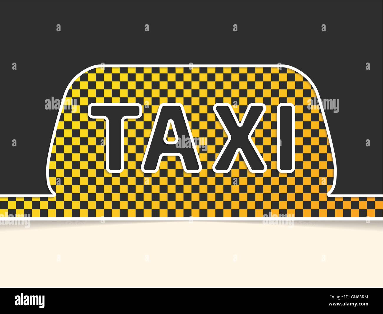 Checkered taxi symbol background design Stock Vector Image & Art - Alamy