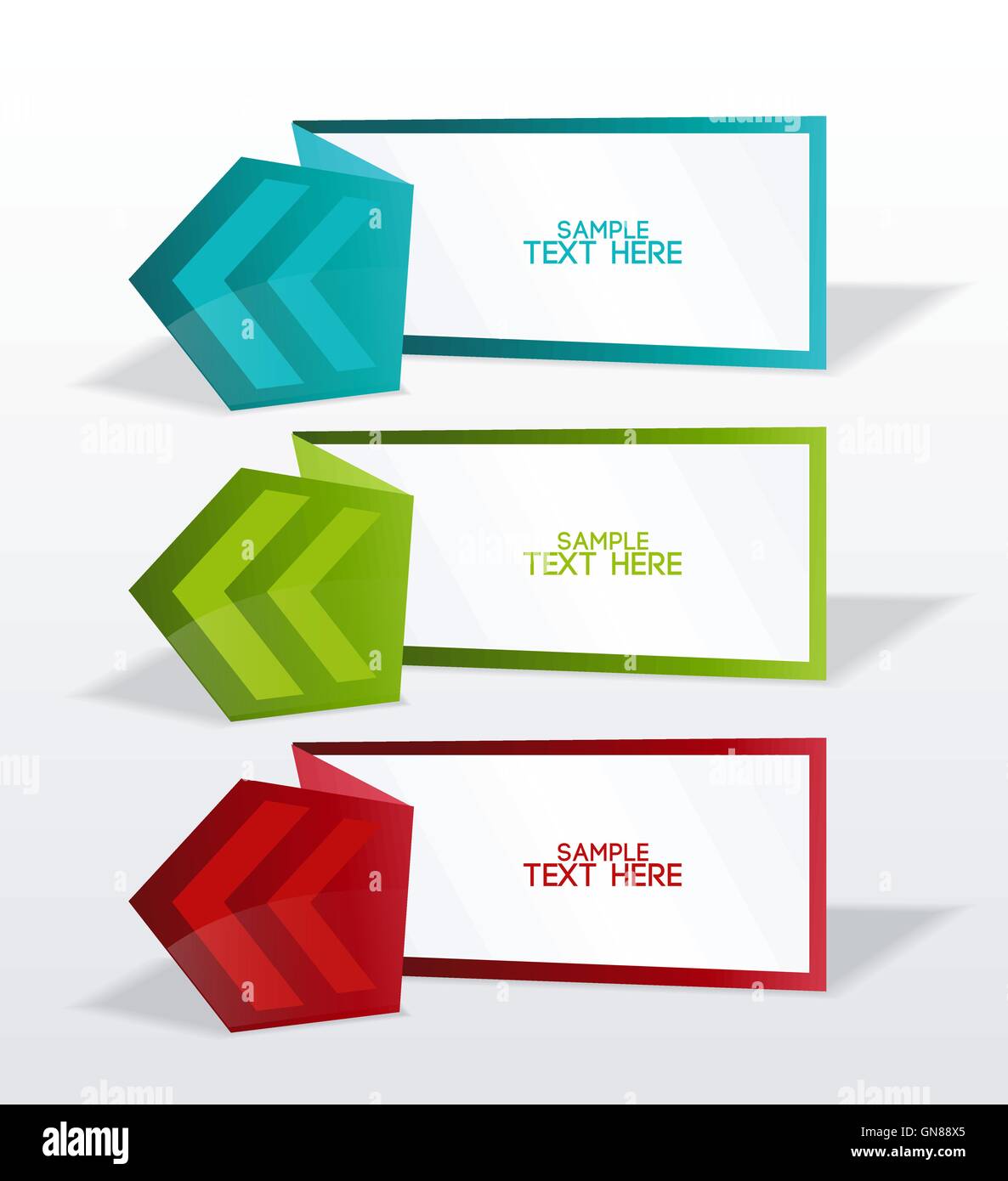 Vector banners with arrows Stock Vector Image & Art - Alamy