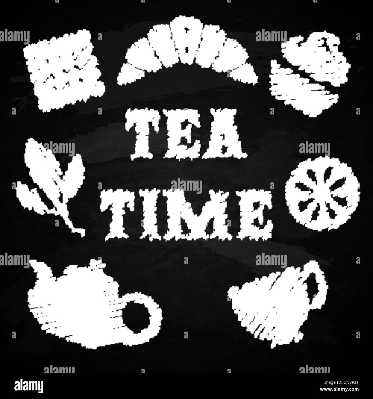 Pastel chalk Black and White Stock Photos & Images - Alamy