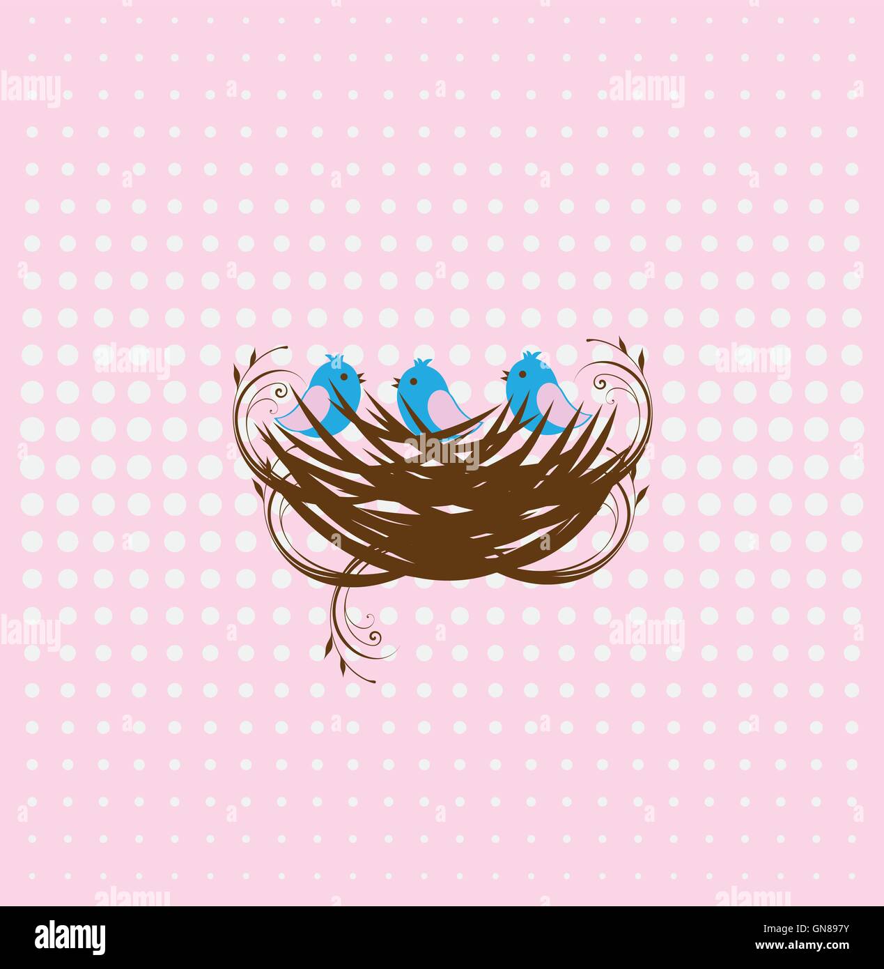 Above the nest Stock Vector Images - Alamy