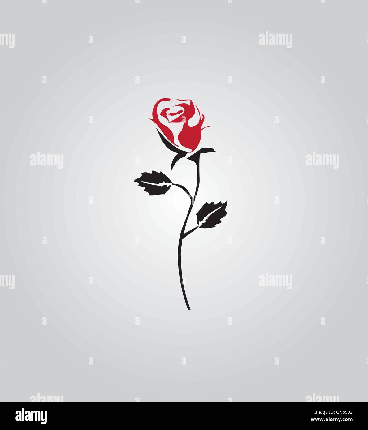 vector rose icon Stock Vector Image & Art - Alamy