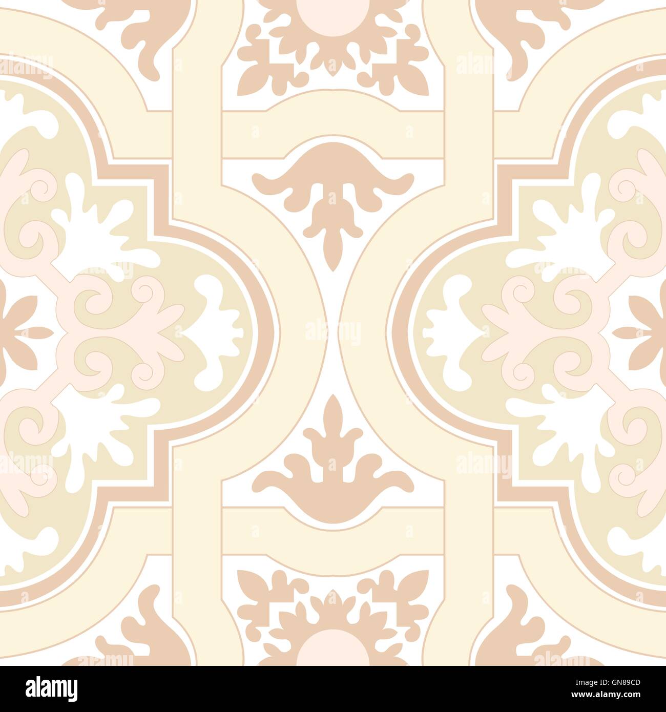 Vector ceramic tiles with seamless pattern Stock Vector Image & Art - Alamy