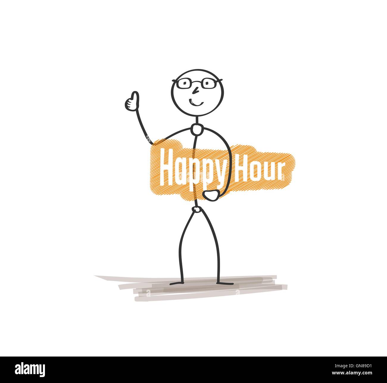 Hours holding Stock Vector Images - Alamy