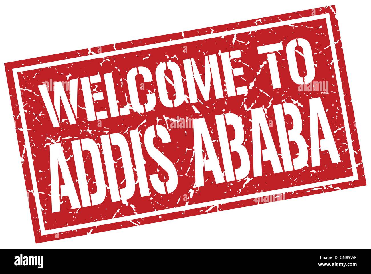 welcome to Addis Ababa stamp Stock Vector Image & Art - Alamy