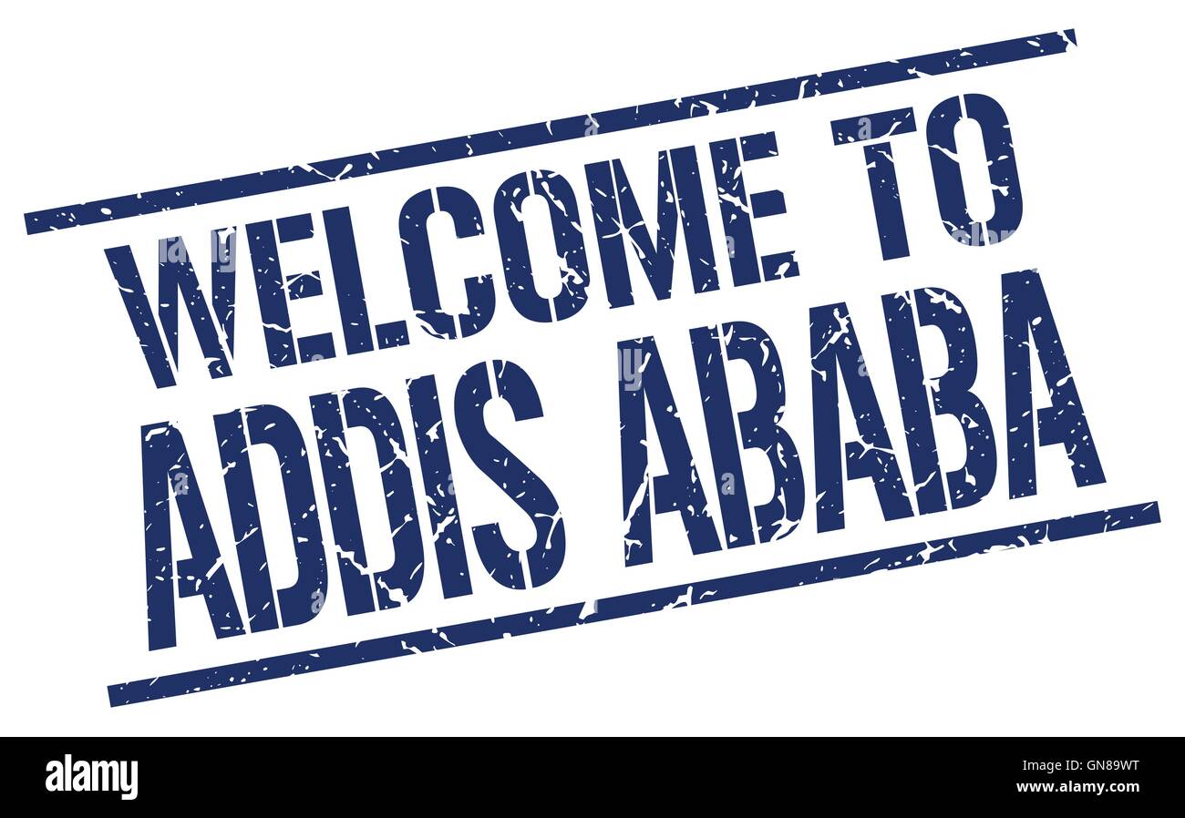 welcome to Addis Ababa stamp Stock Vector Image & Art - Alamy
