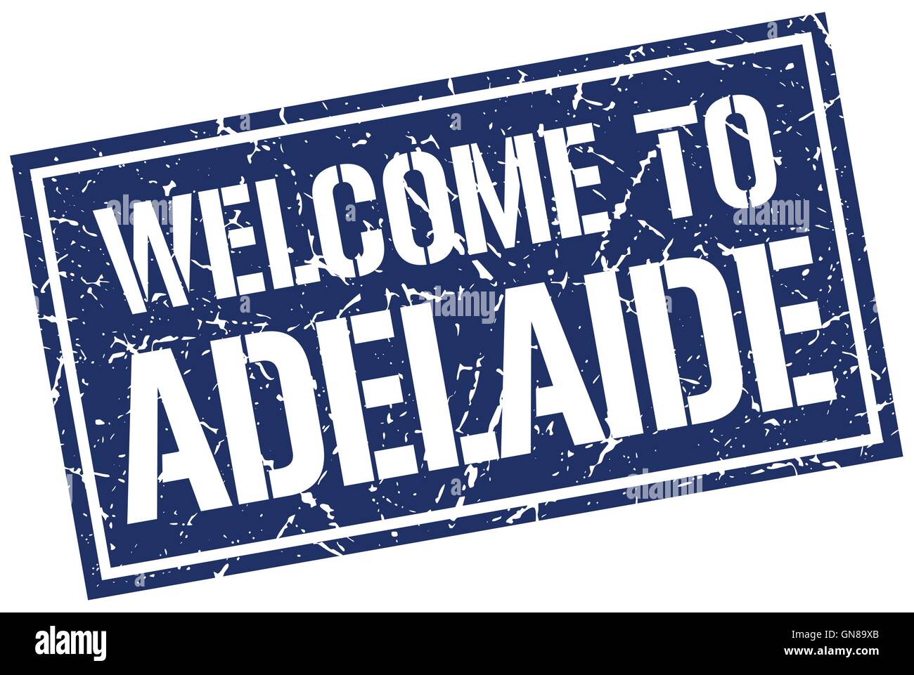 welcome to Adelaide stamp Stock Vector Image & Art - Alamy