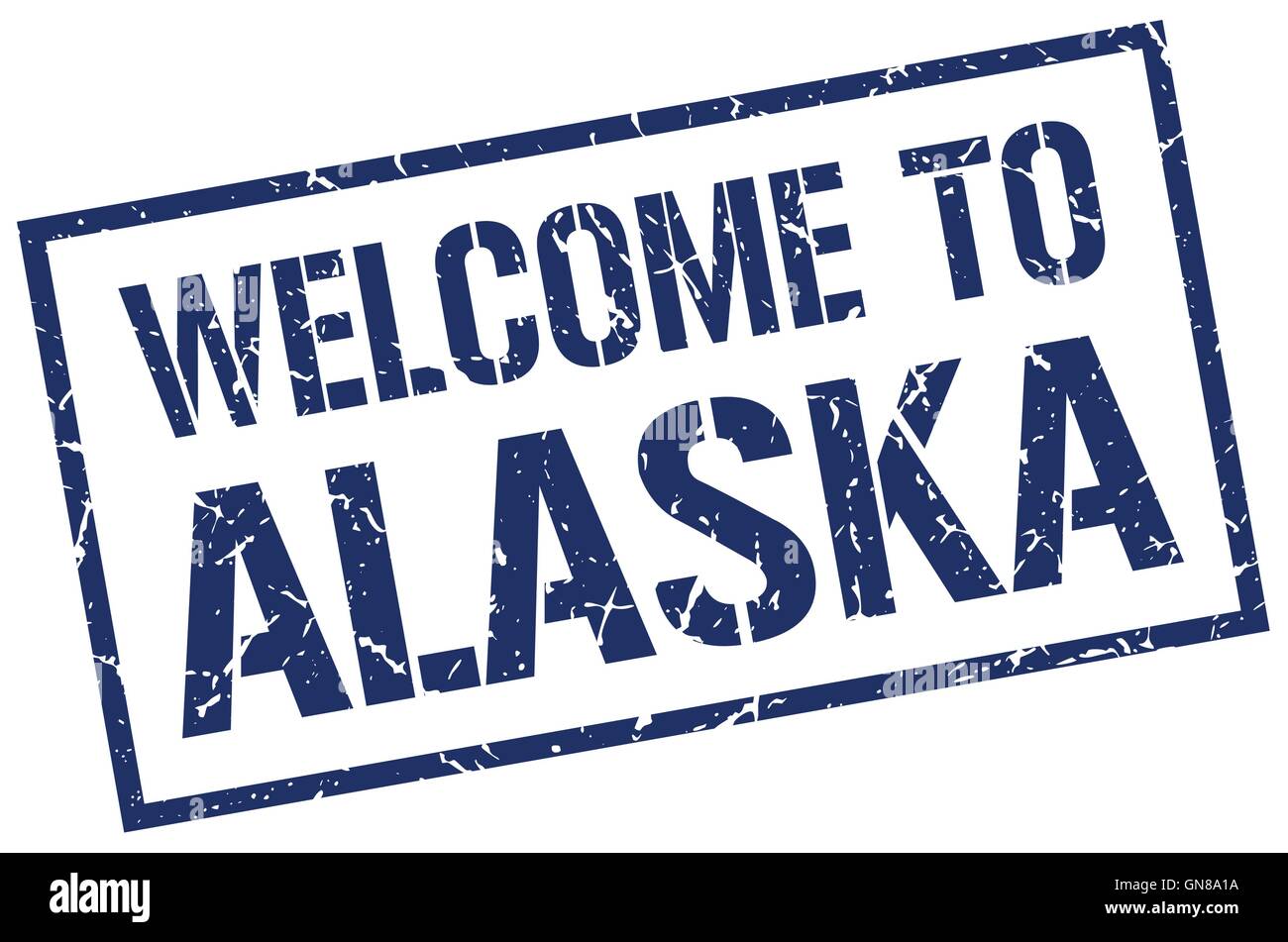 welcome to Alaska stamp Stock Vector Image & Art - Alamy