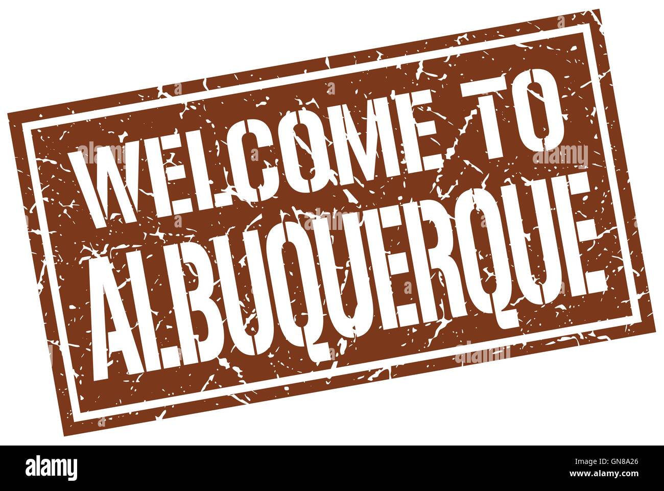 welcome to Albuquerque stamp Stock Vector Image & Art - Alamy