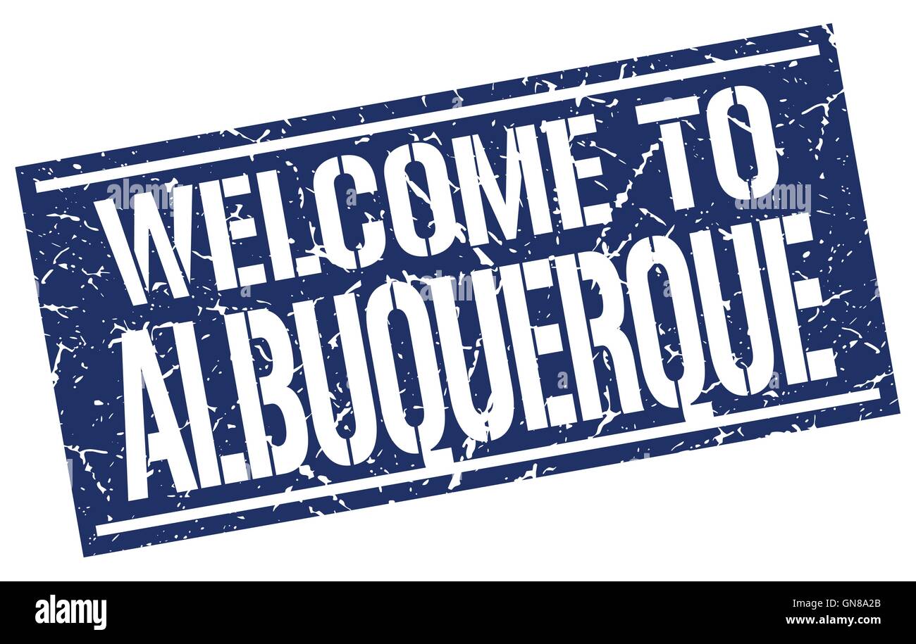 welcome to Albuquerque stamp Stock Vector Image & Art - Alamy