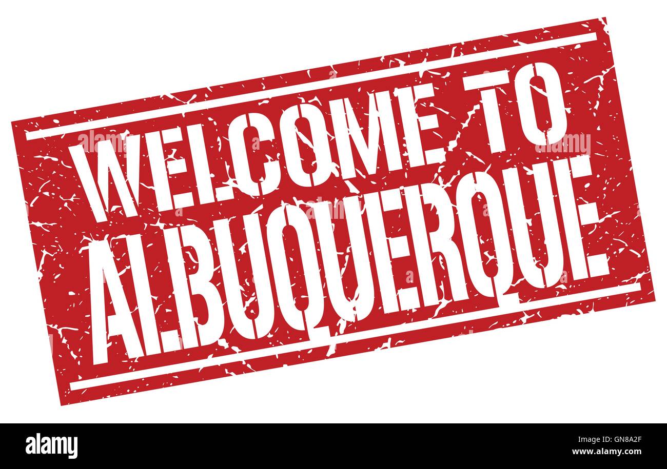 welcome to Albuquerque stamp Stock Vector Image & Art - Alamy