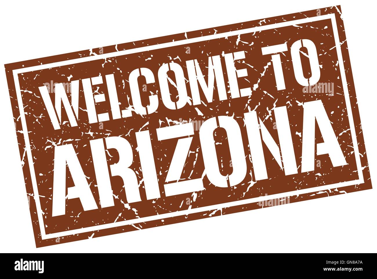 welcome to Arizona stamp Stock Vector Image & Art - Alamy