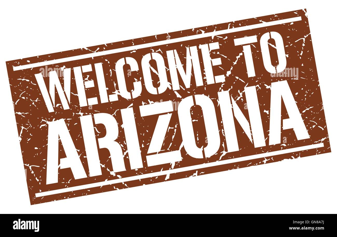 welcome to Arizona stamp Stock Vector Image & Art - Alamy