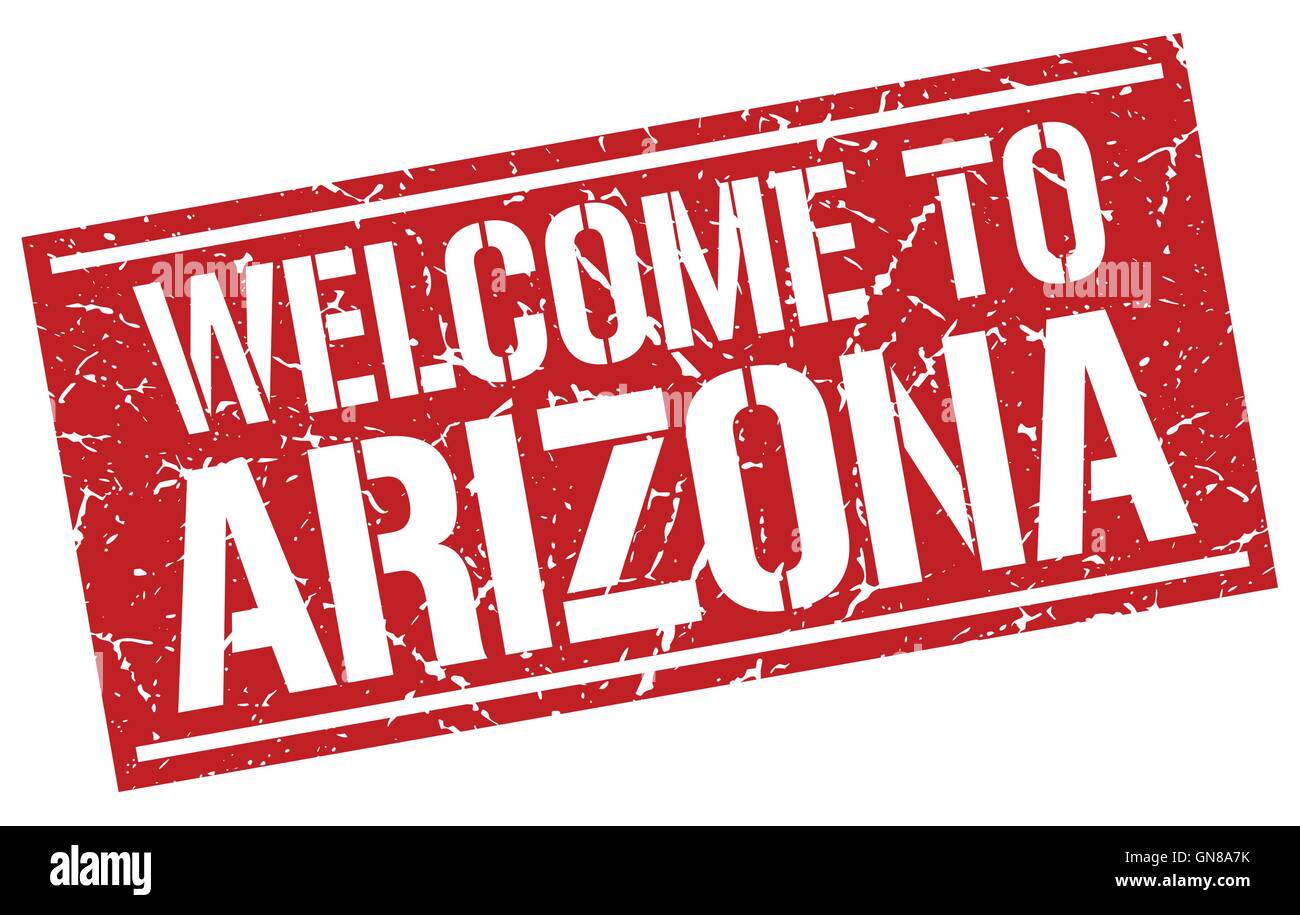 welcome to Arizona stamp Stock Vector Image & Art - Alamy