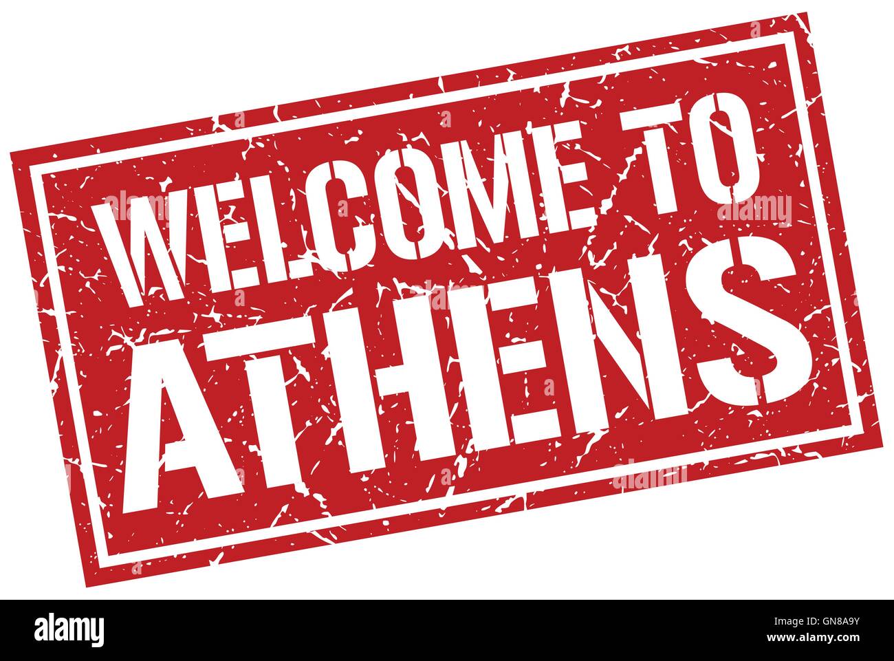 Welcome to athens Stock Vector Images - Alamy