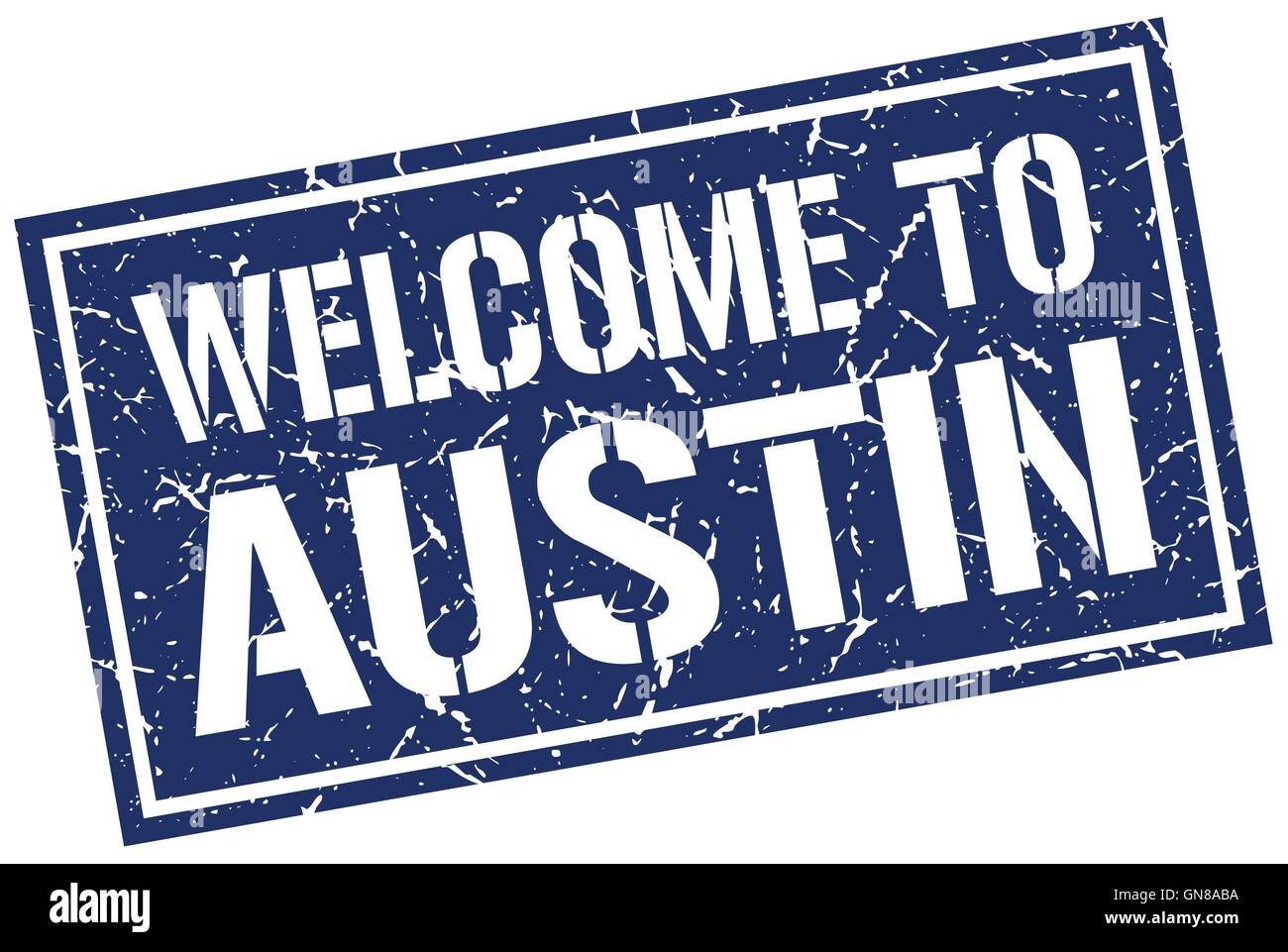 Welcome to austin Stock Vector Images - Alamy