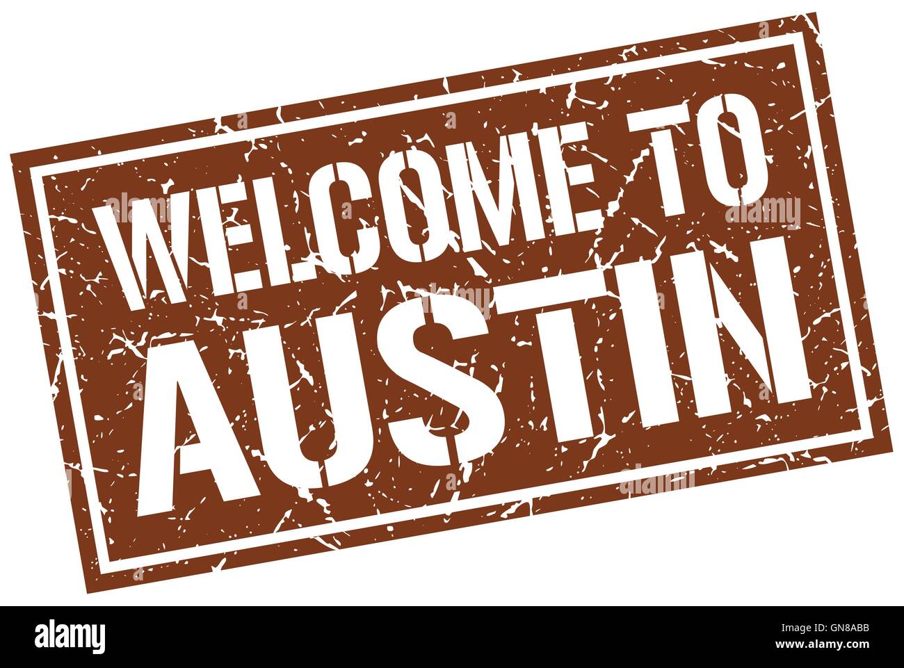 Welcome to austin Stock Vector Images - Alamy