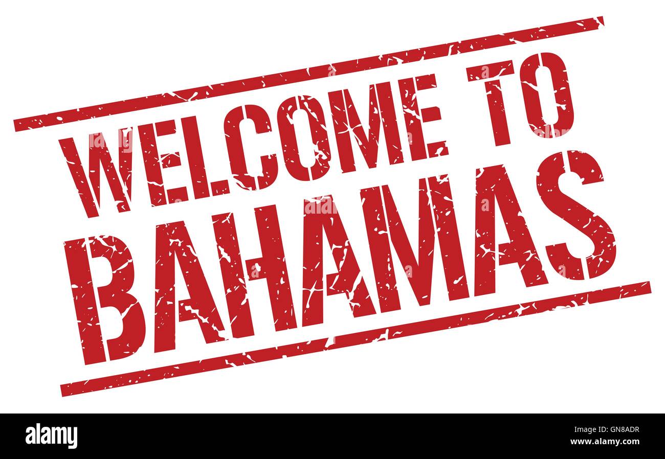 welcome to Bahamas stamp Stock Vector Image & Art - Alamy
