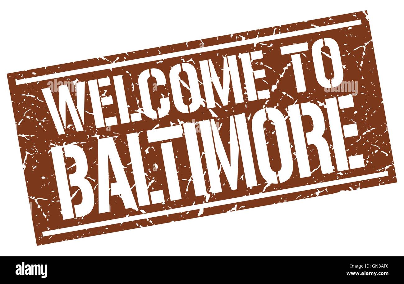 welcome to Baltimore stamp Stock Vector Image & Art - Alamy