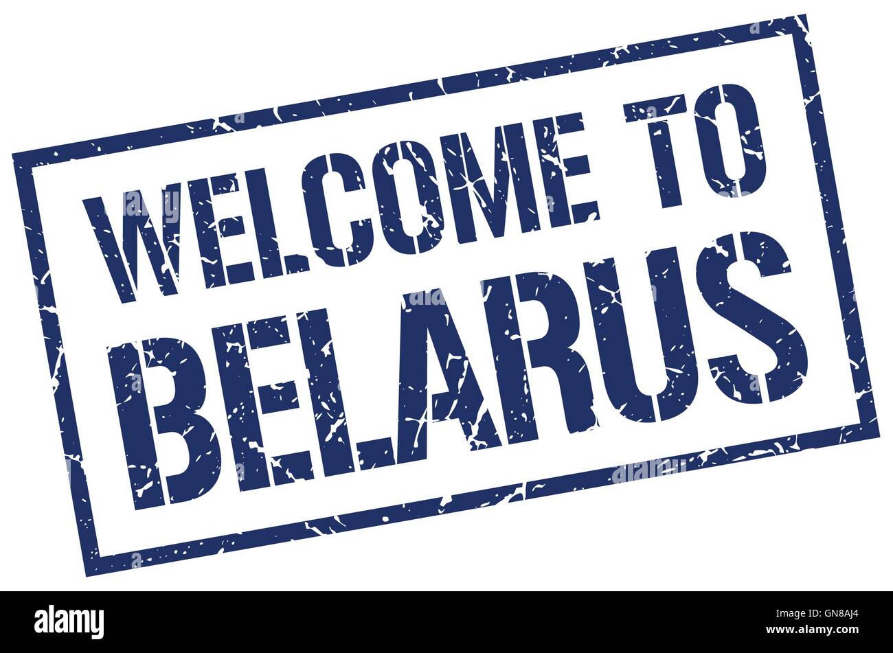 welcome to Belarus stamp Stock Vector Image & Art - Alamy