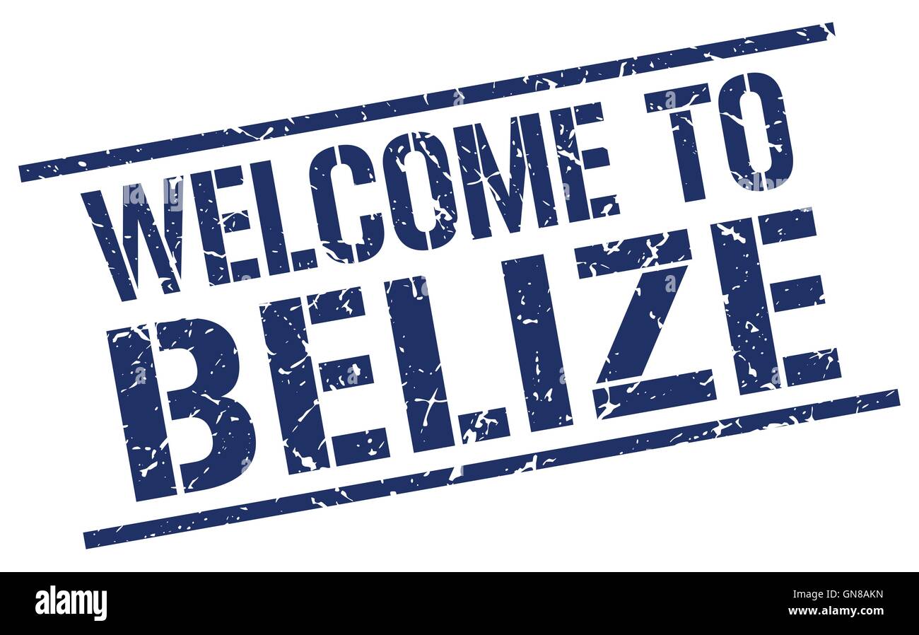 welcome to Belize stamp Stock Vector Image & Art - Alamy