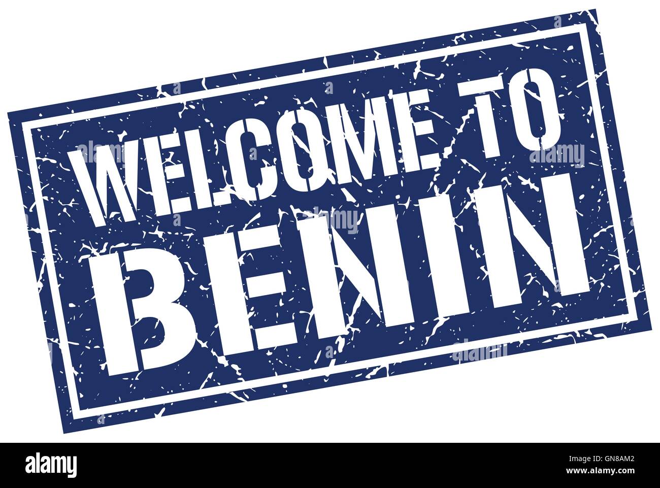welcome to Benin stamp Stock Vector Image & Art - Alamy