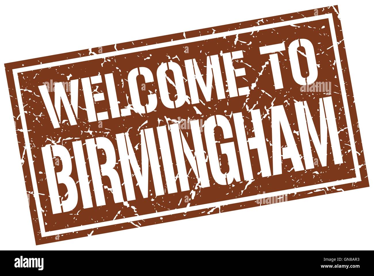 welcome to Birmingham stamp Stock Vector Image & Art - Alamy