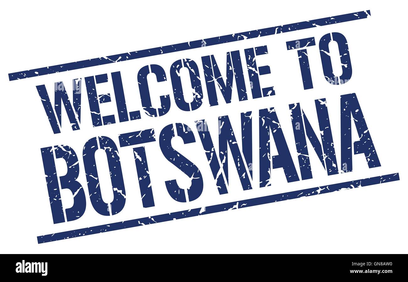 Welcome to botswana Stock Vector Images - Alamy