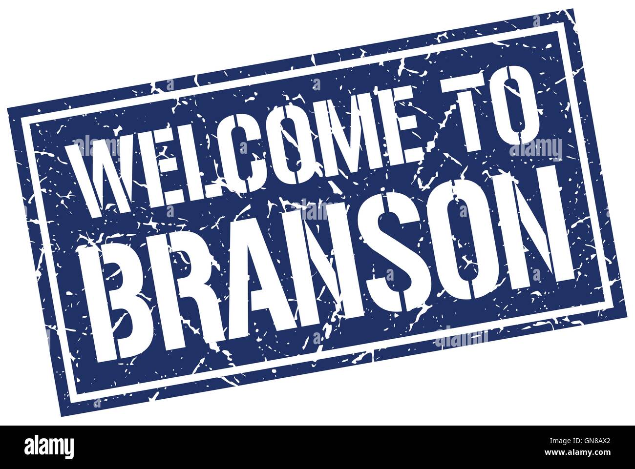 welcome to Branson stamp Stock Vector Image & Art - Alamy