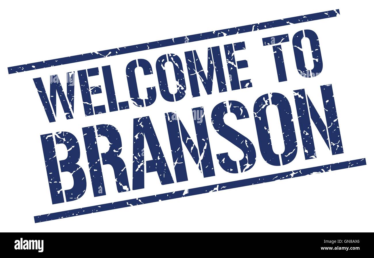welcome to Branson stamp Stock Vector Image & Art - Alamy