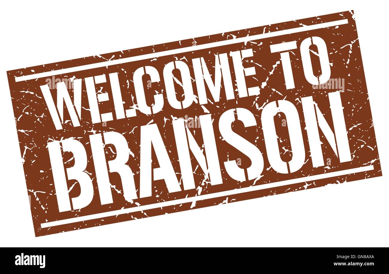welcome to Branson stamp Stock Vector Image & Art - Alamy