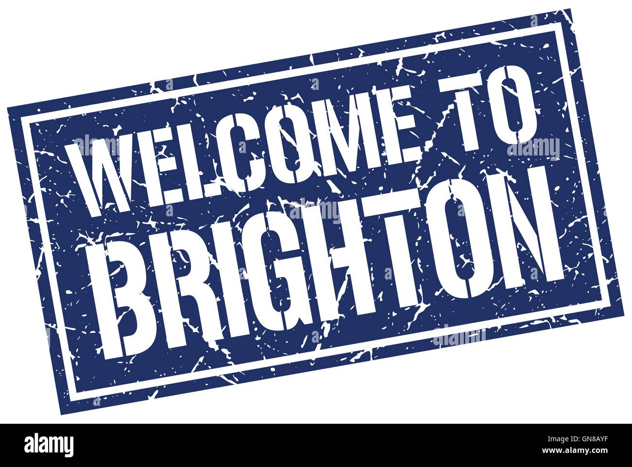 welcome to Brighton stamp Stock Vector Image & Art - Alamy