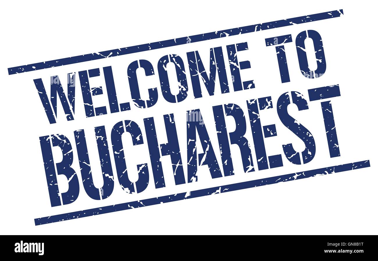 welcome to Bucharest stamp Stock Vector Image & Art - Alamy
