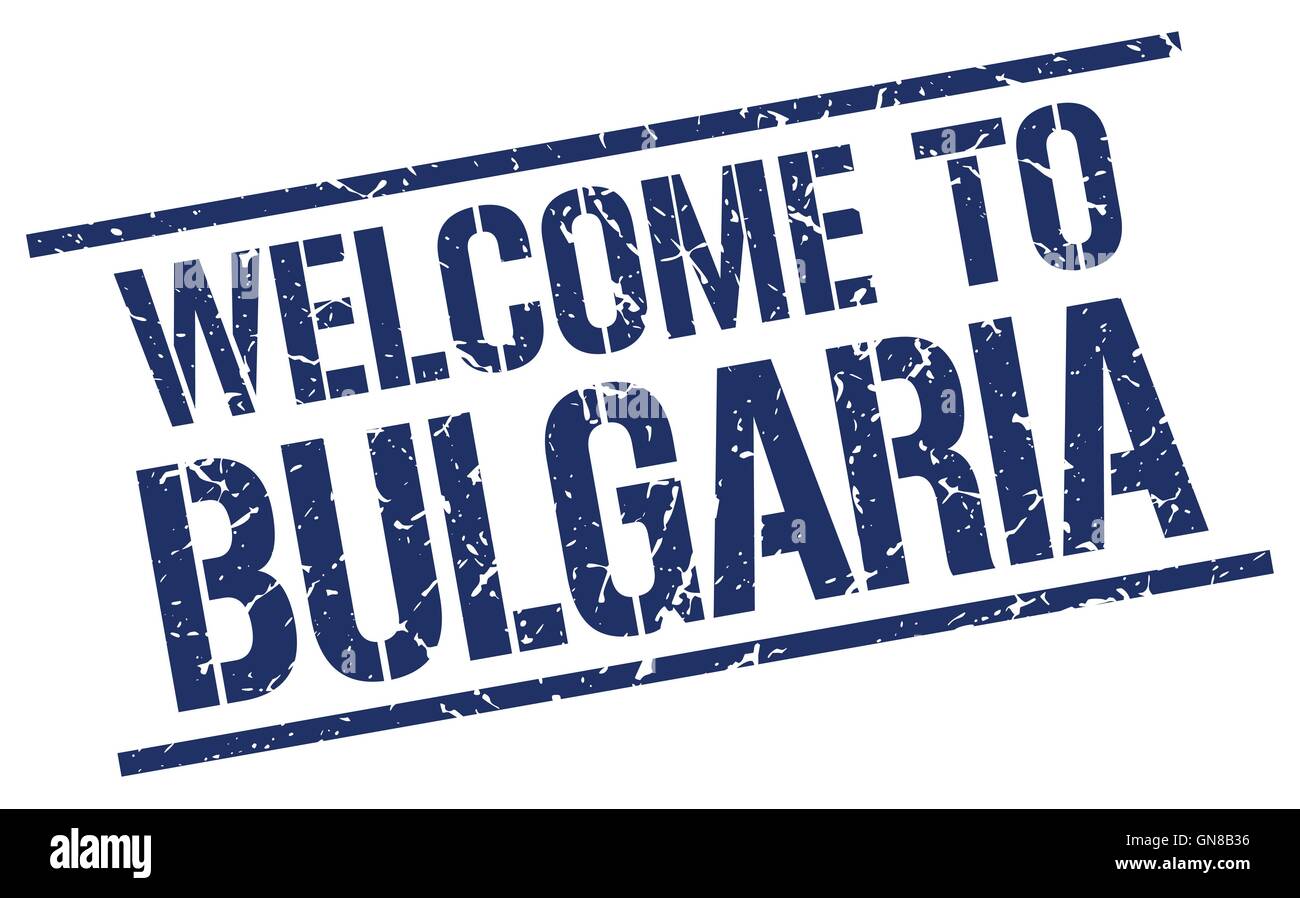 welcome to Bulgaria stamp Stock Vector Image & Art - Alamy