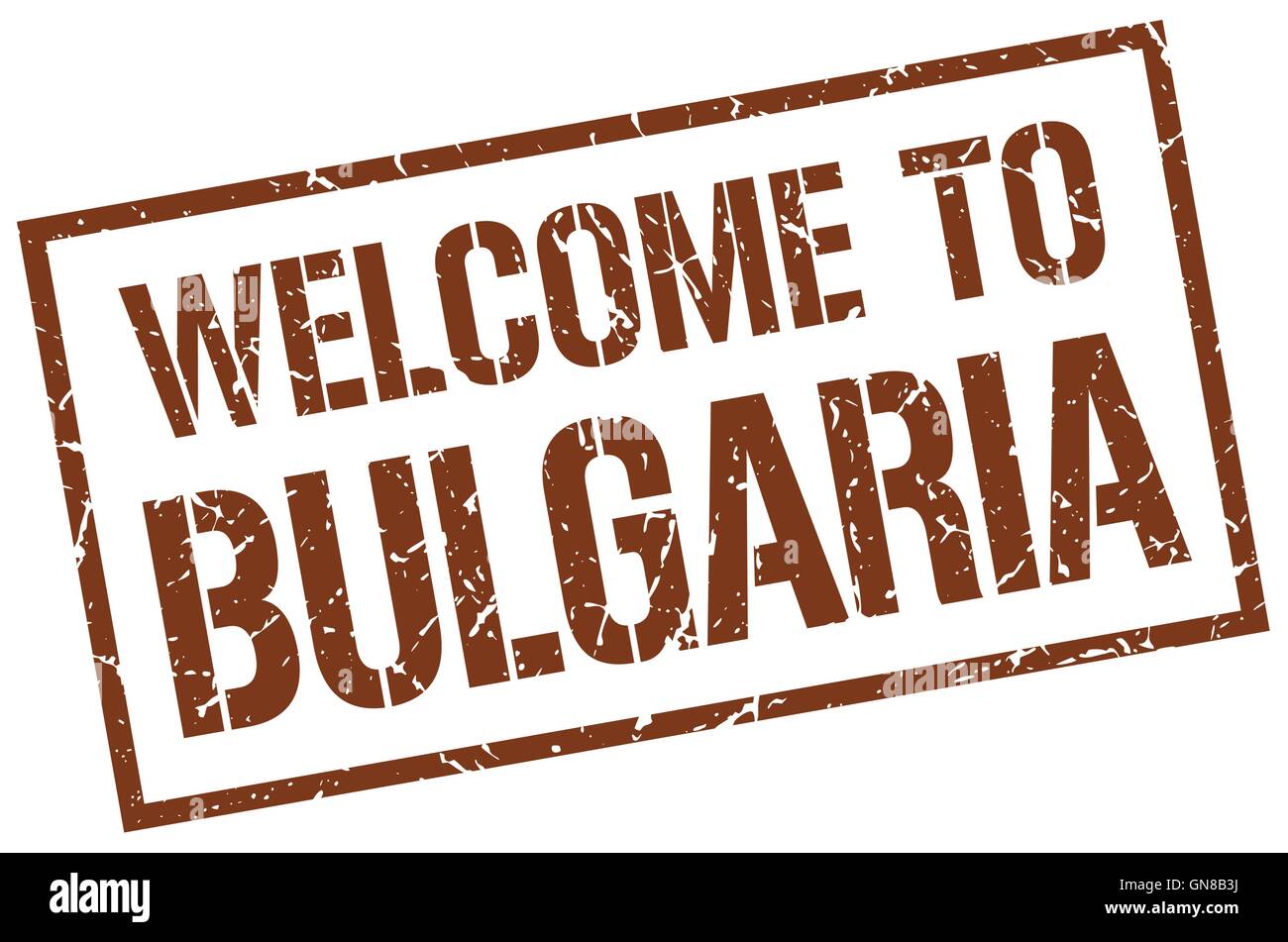 welcome to Bulgaria stamp Stock Vector Image & Art - Alamy