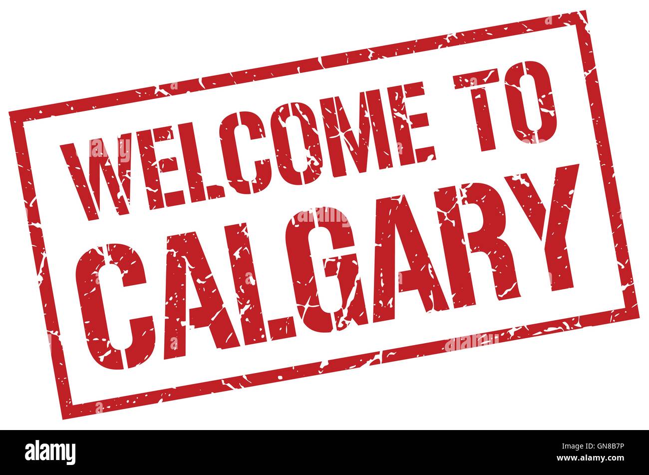 welcome to Calgary stamp Stock Vector Image & Art - Alamy