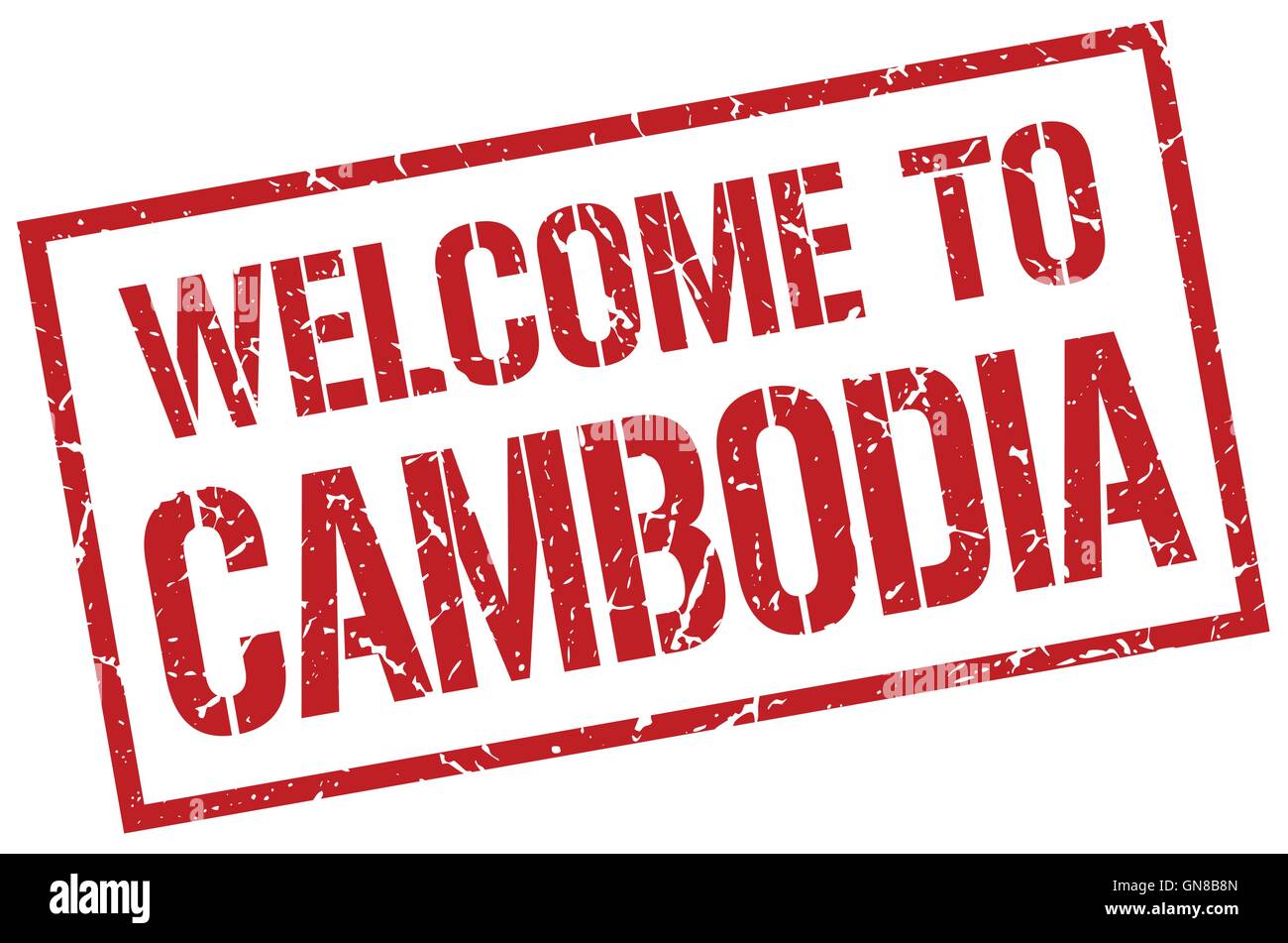 welcome to Cambodia stamp Stock Vector Image & Art - Alamy