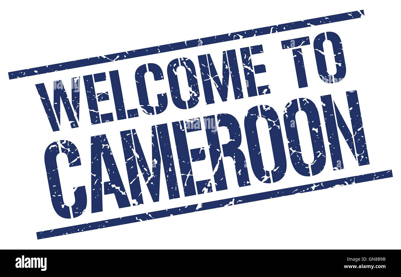 welcome to Cameroon stamp Stock Vector Image & Art - Alamy