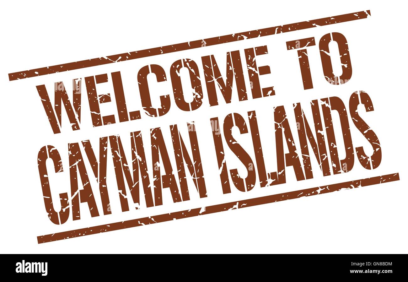 welcome to Cayman Islands stamp Stock Vector Image & Art - Alamy