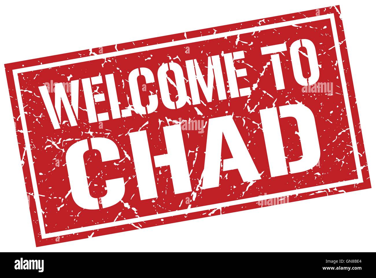 Chad stamp Cut Out Stock Images & Pictures - Alamy