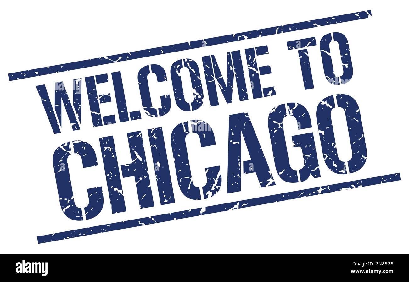 Welcome to chicago Stock Vector Images - Alamy