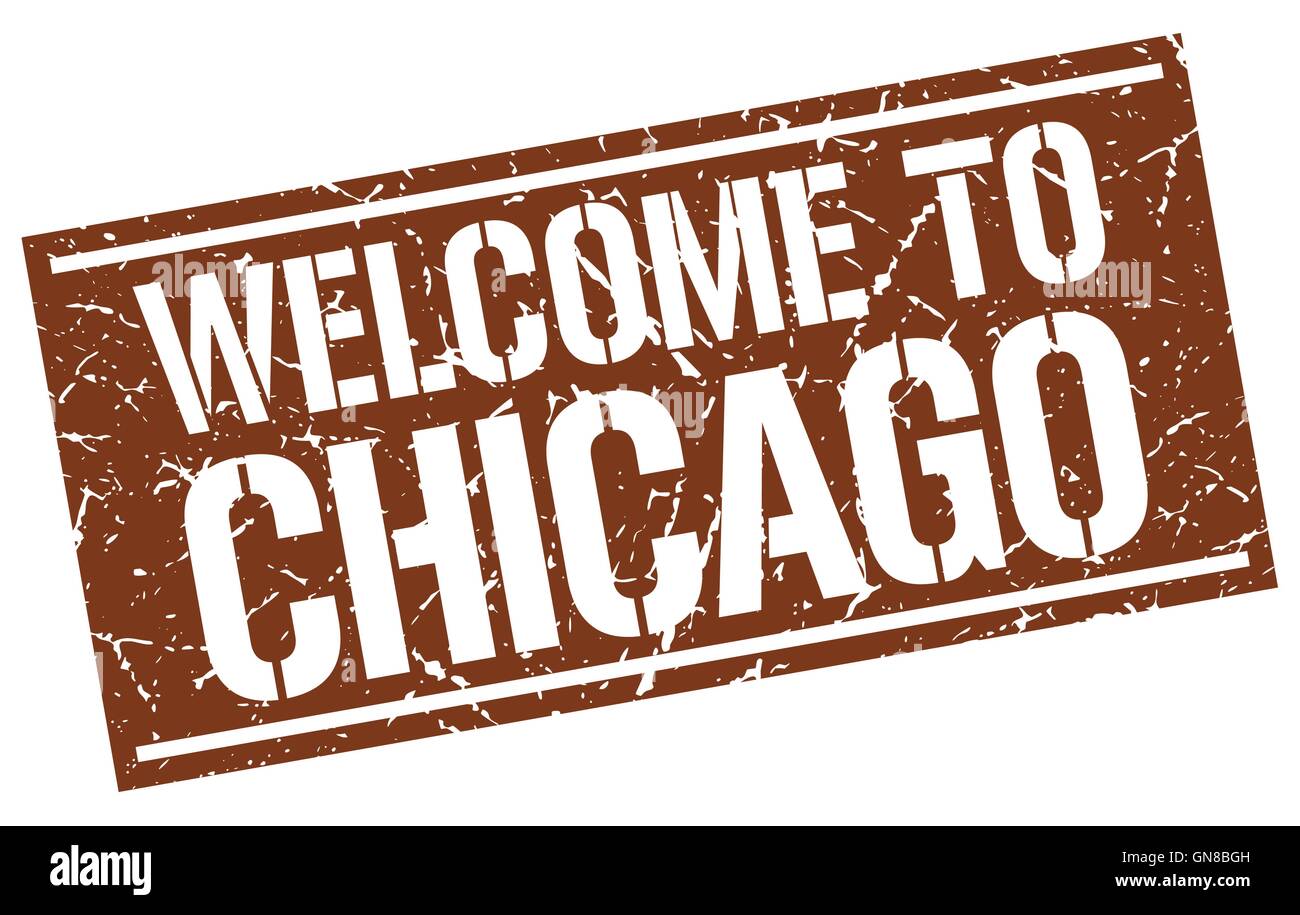 Welcome to chicago Stock Vector Images - Alamy