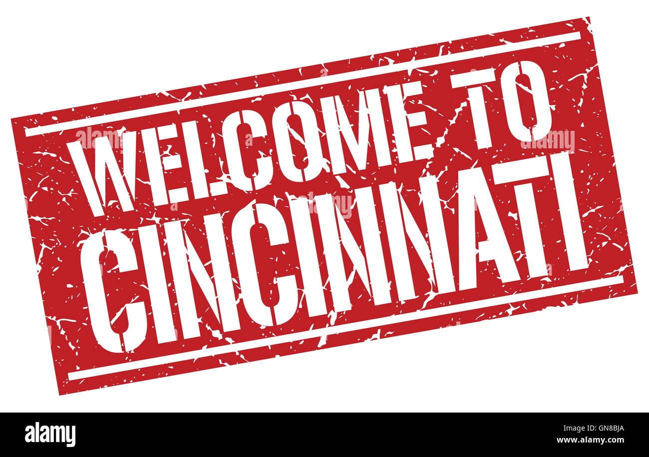 welcome to Cincinnati stamp Stock Vector Image & Art - Alamy