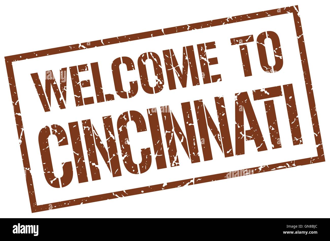 welcome to Cincinnati stamp Stock Vector Image & Art - Alamy