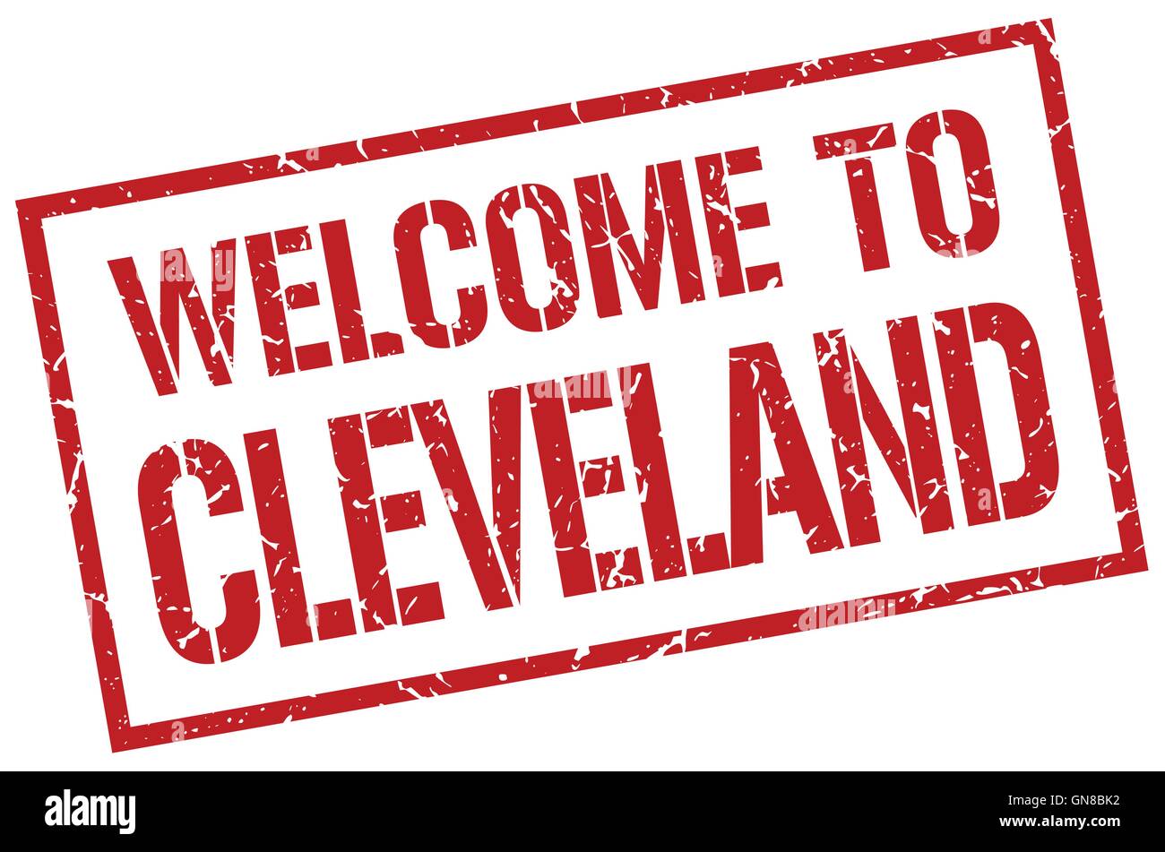 welcome to Cleveland stamp Stock Vector Image & Art - Alamy